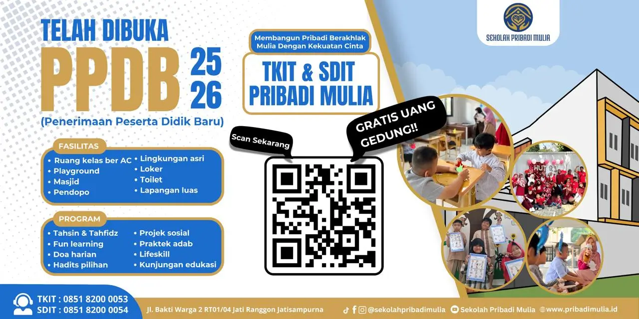 PPDB TKIT PRIMA TAHUN PELAJARAN 2025/2026